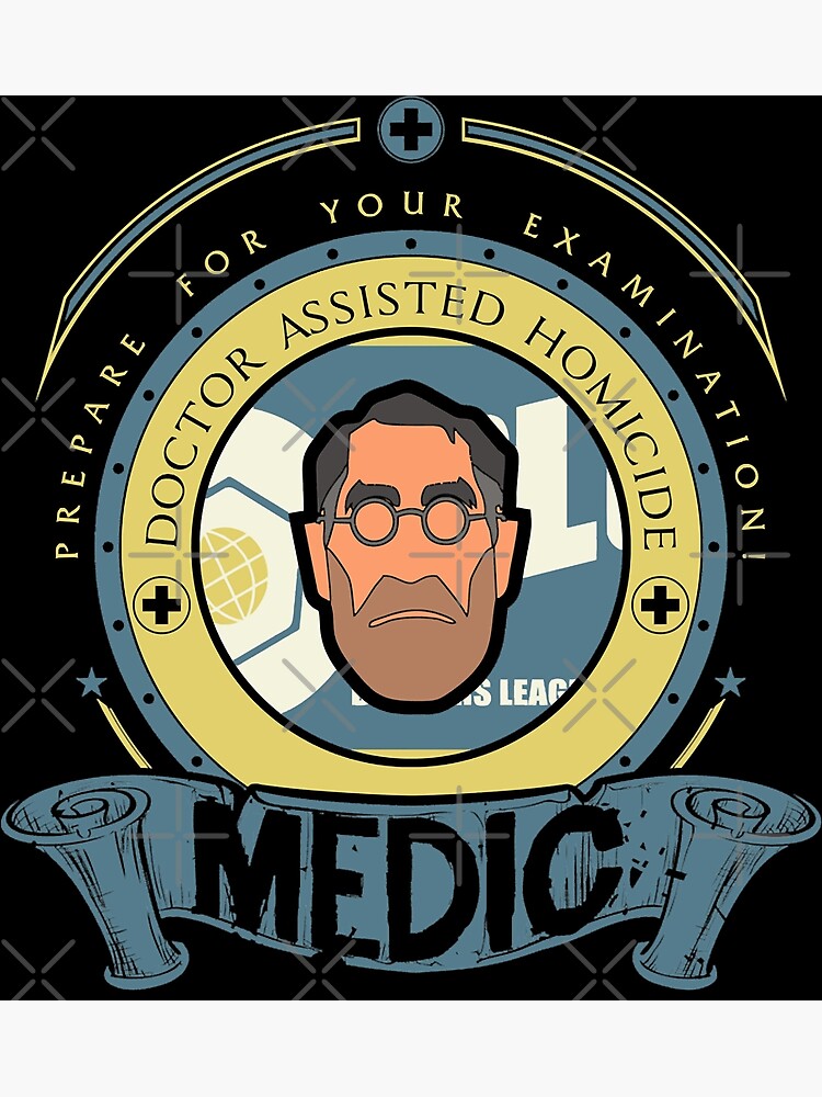 "Medic logo sticker" Poster for Sale by JeonBeach | Redbubble