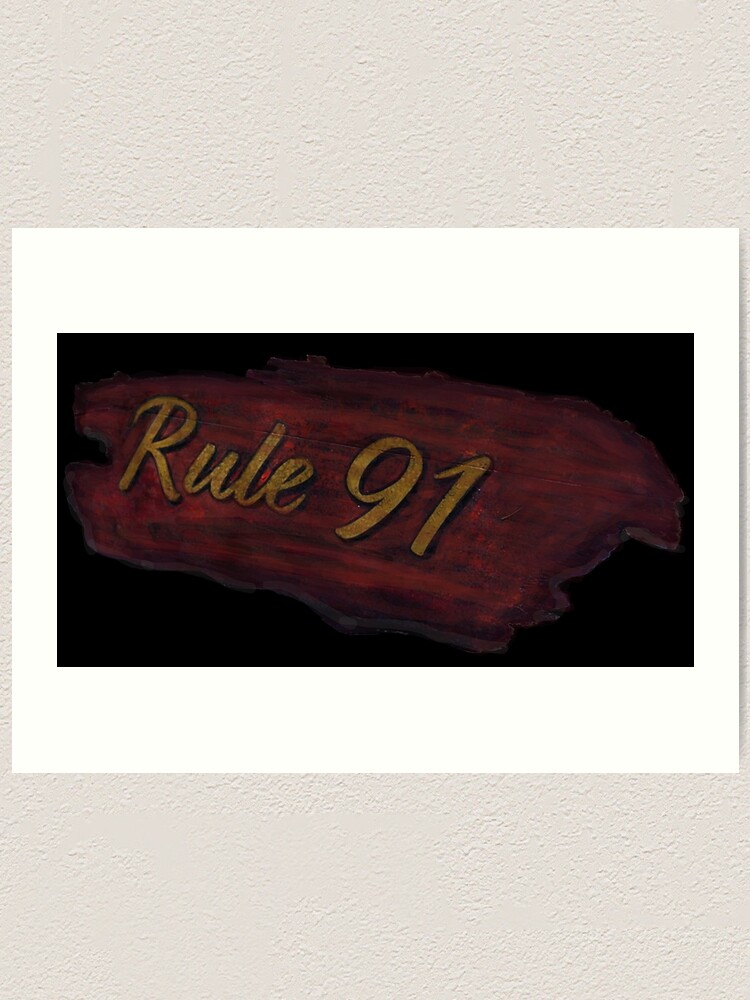 "GIBBS rule 91 piece of boat replica" Art Print for Sale by ...