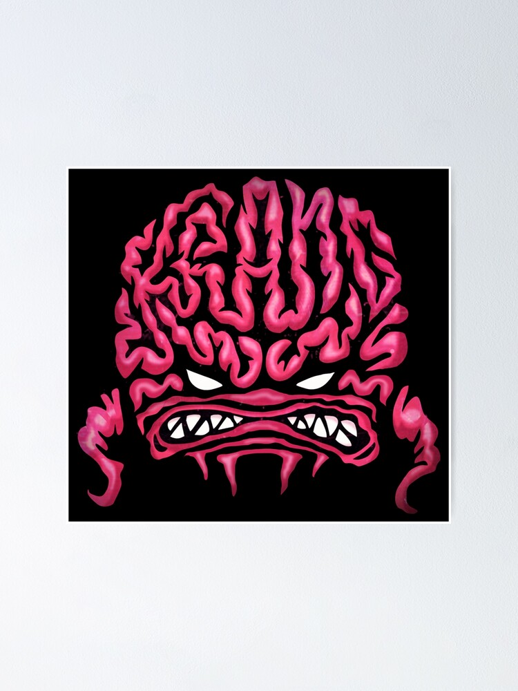 "Krang. Evil brain" Poster for Sale by dipazzo | Redbubble