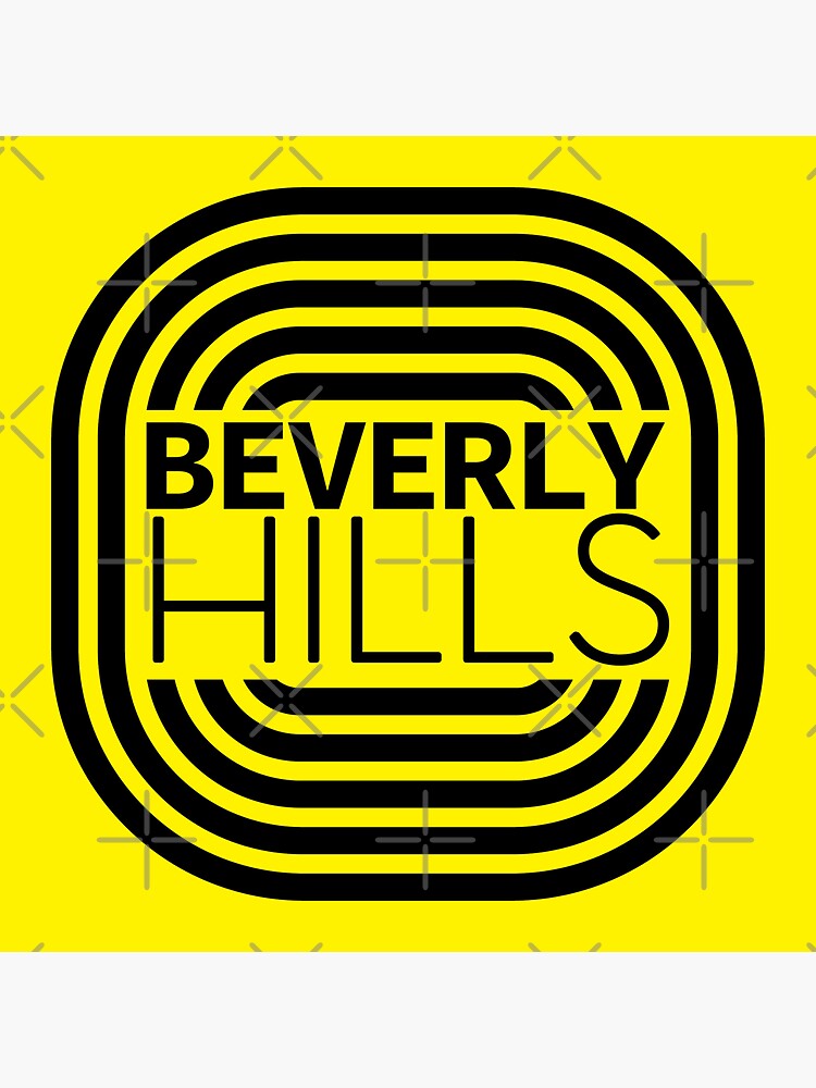 "Beverly Hills " Sticker for Sale by Lotofus | Redbubble