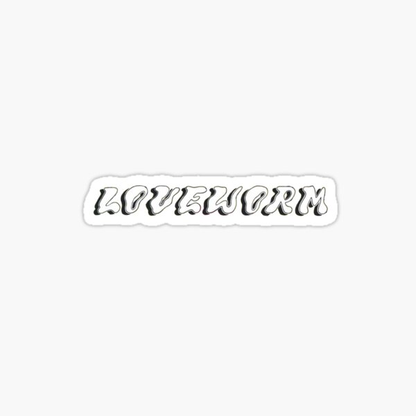 "beabadoobee - loveworm " Sticker for Sale by CustomPleasures | Redbubble