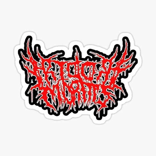 "RIGOR MORTIS BAND METAL" Sticker for Sale by hxdistro24 | Redbubble