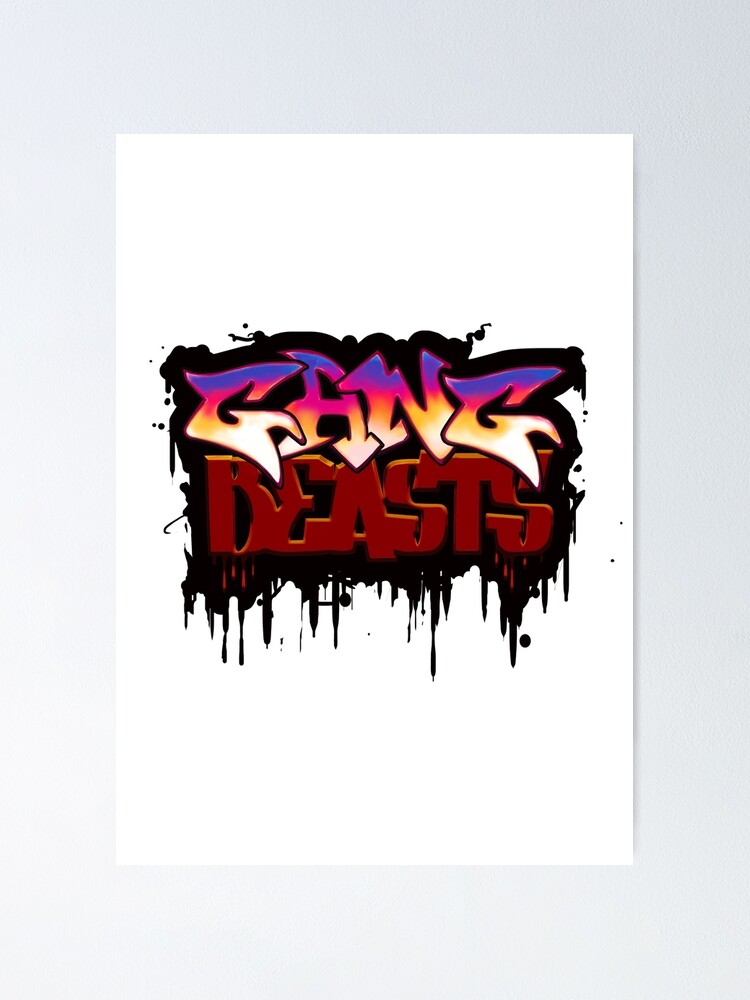 "Gang Beasts Logo Design" Poster for Sale by RabortHill | Redbubble