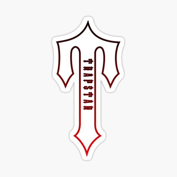 "Trapstar rapper trap " Sticker for Sale by LucasHoltPlus | Redbubble