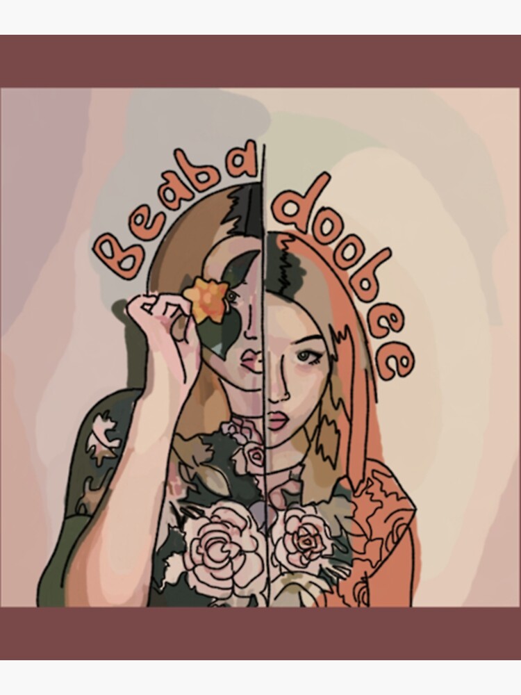 "Beabadoobee Fake it flowers digital drawing " Art Print for Sale by ...