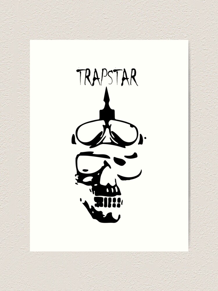 "Trapstar Design with Text and Illustration " Art Print for Sale by ...