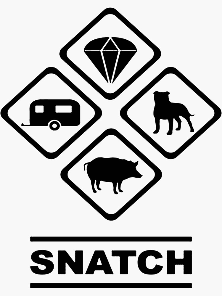 "SNATCH" Sticker for Sale by BichNga | Redbubble