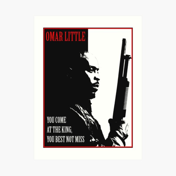 "OMAR THE WIRE are the tone and" Art Print by eahrlosafga | Redbubble