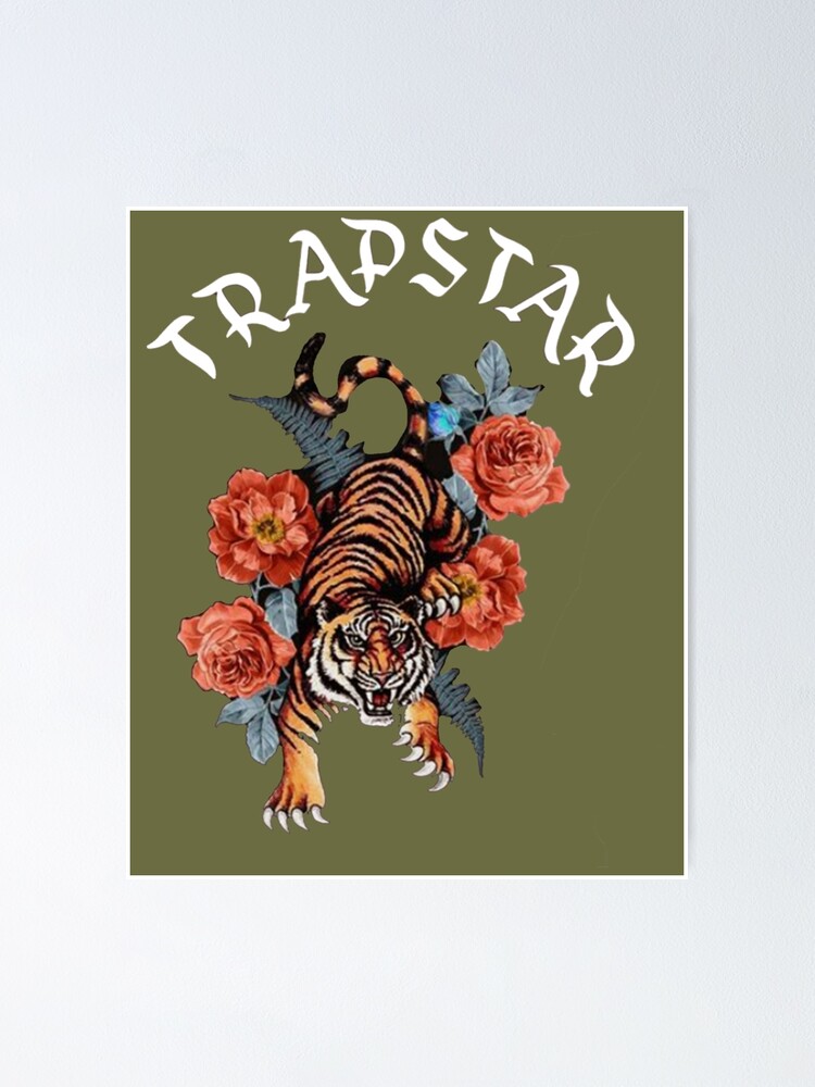 "TRAPSTAR Tiger Design " Poster for Sale by LucasHoltPlus | Redbubble