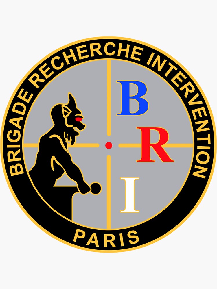 "BRI RESEARCH AND RESPONSE BRIGADE" Sticker for Sale by Aspretto ...