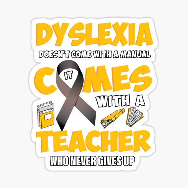 "Australia Dyslexia/World dyslexia awareness month" Sticker for Sale by ...