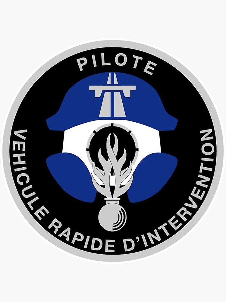 "FAST INTERVENTION VEHICLE PILOT" Sticker by Aspretto | Redbubble