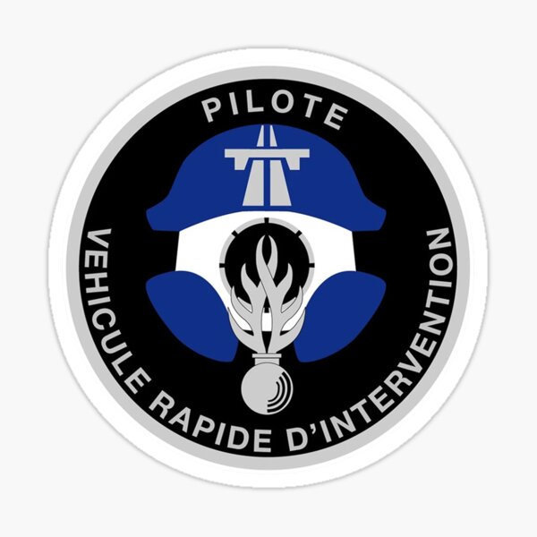 "FAST INTERVENTION VEHICLE PILOT" Sticker by Aspretto | Redbubble