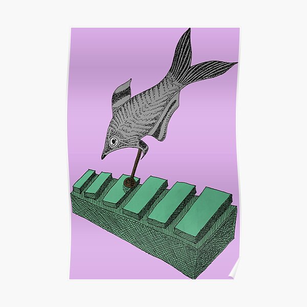 "X is for X-ray fish playing the Xylophone" Poster for Sale by ...