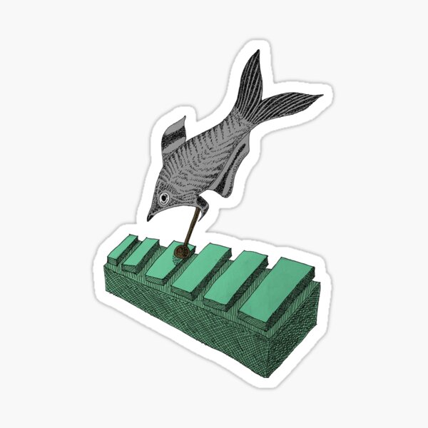 "X is for X-ray fish playing the Xylophone" Sticker for Sale by ...