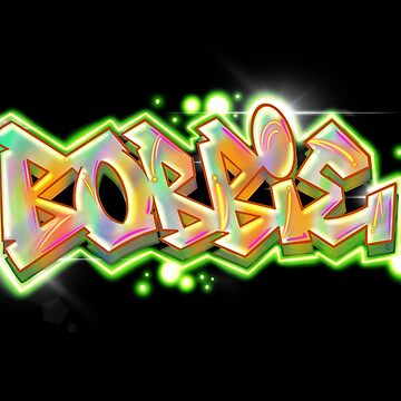 "Graffiti style Bobbie name piece" Poster for Sale by ArtheUK | Redbubble
