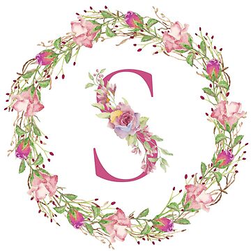 "Letter S - decorative monogram" Art Board Print for Sale by Lorraine ...