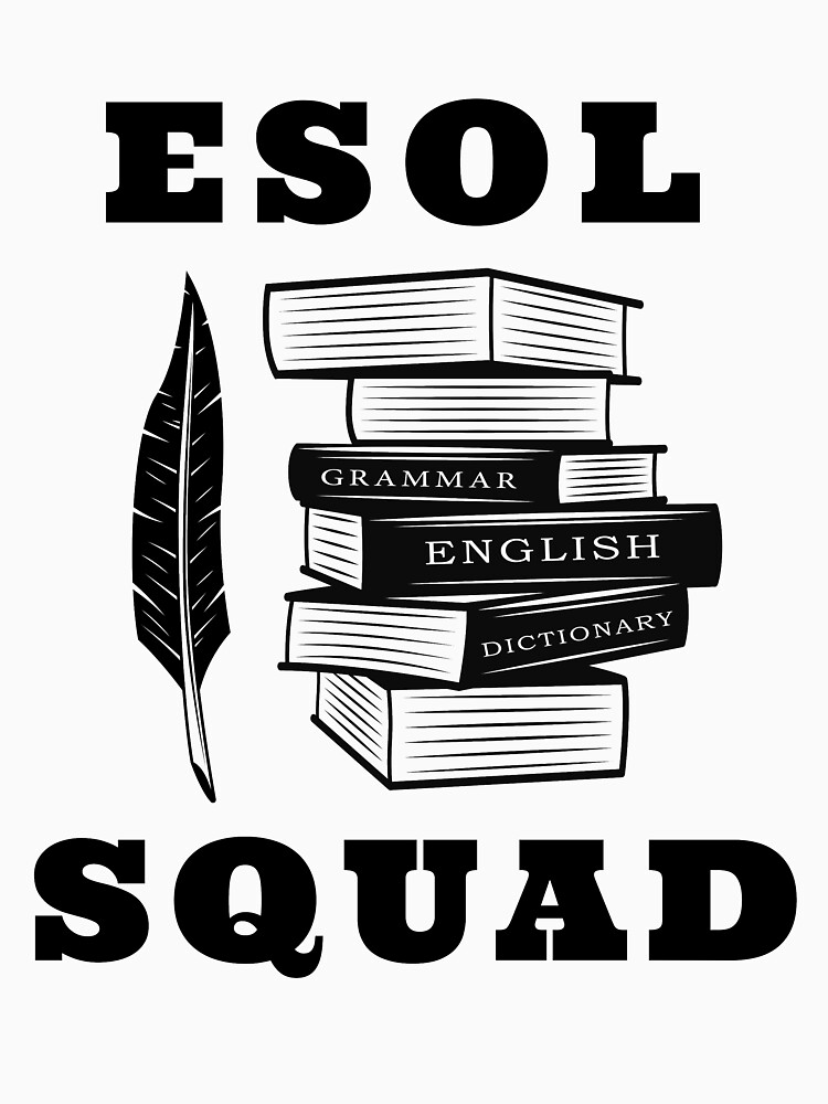 "Teacher Appreciation Gifts Cute ESOL Squad Teacher Essential T-Shirt ...