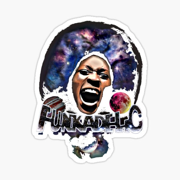 "Funkadelic" Sticker for Sale by Aquadigio12 | Redbubble