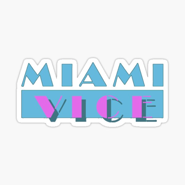 Miami Vice Stickers | Redbubble