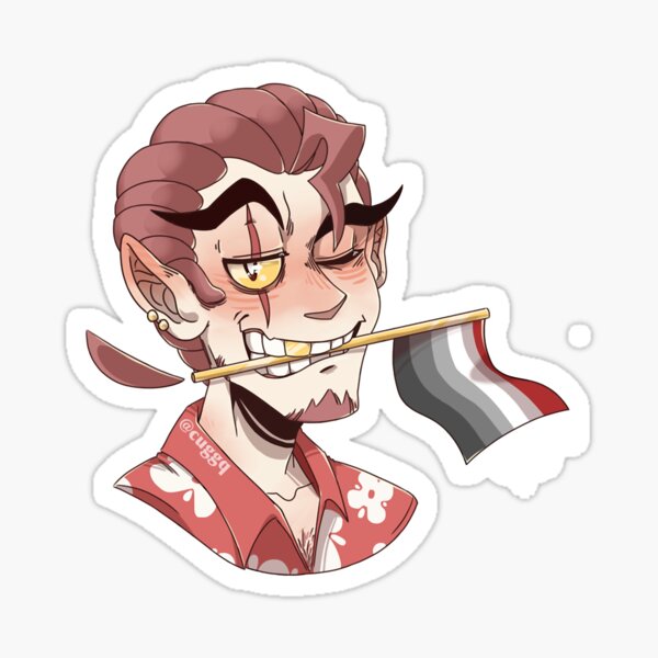 "Gift For Men Ramsey Rabies Pride Flag Funny Graphic Gift" Sticker for ...