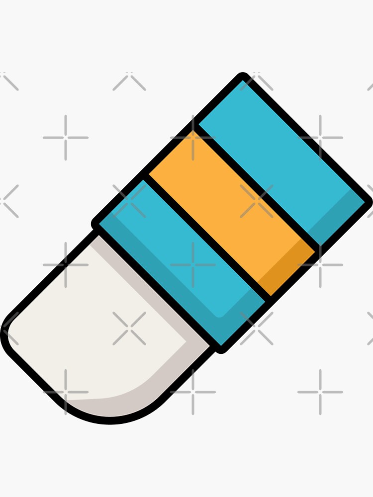 "Eraser" Sticker by Geek-Arts | Redbubble