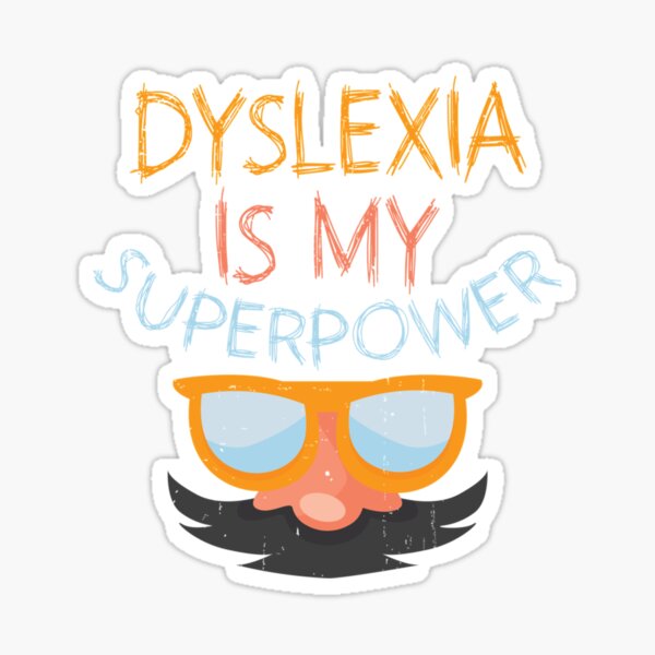 " World Dyslexia Awareness Day " Sticker for Sale by RavelledKnitsO ...