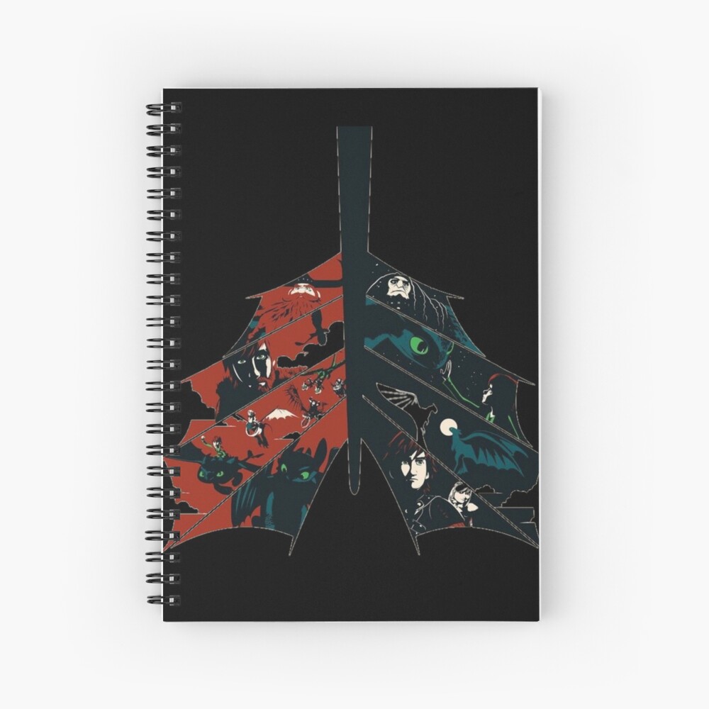 "How To Train Your Dragon" Spiral Notebook for Sale by artask | Redbubble