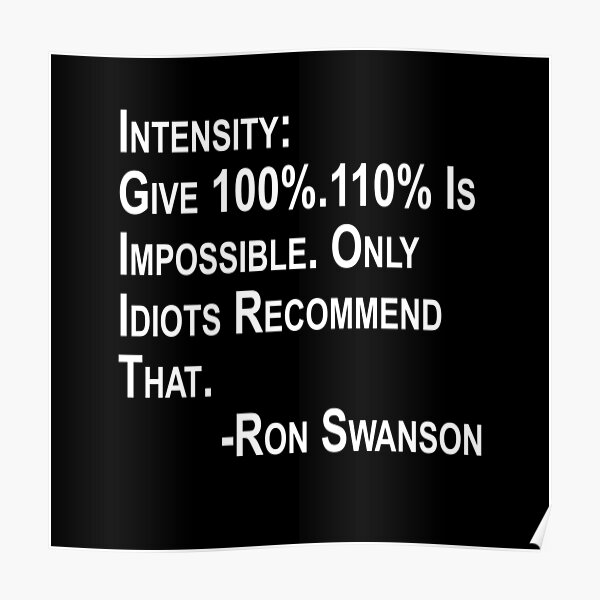 "Intensity" Poster by Fro-Yo | Redbubble