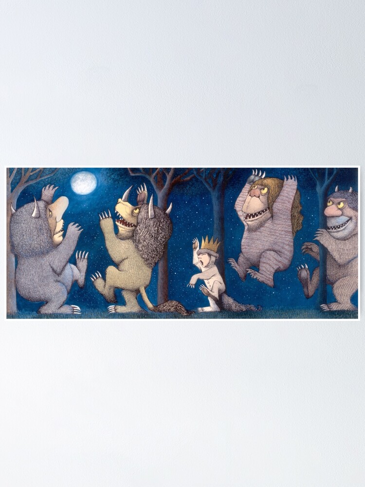 "Where the Wild Things Are Wild Rumpus at night" Poster for Sale by ...