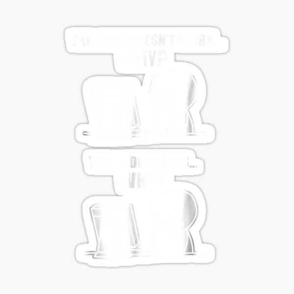 "Funny Programmer Code Works Why Meme" Sticker for Sale by ...