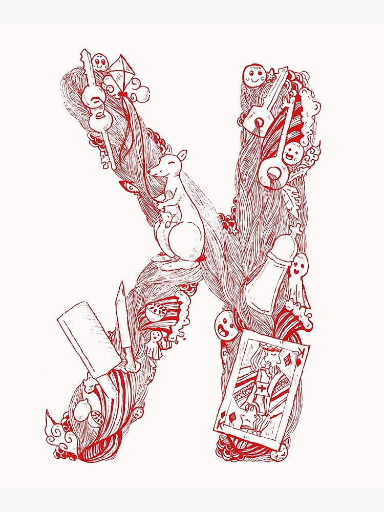 "letter k backwards" Poster for Sale by simonrice14 | Redbubble