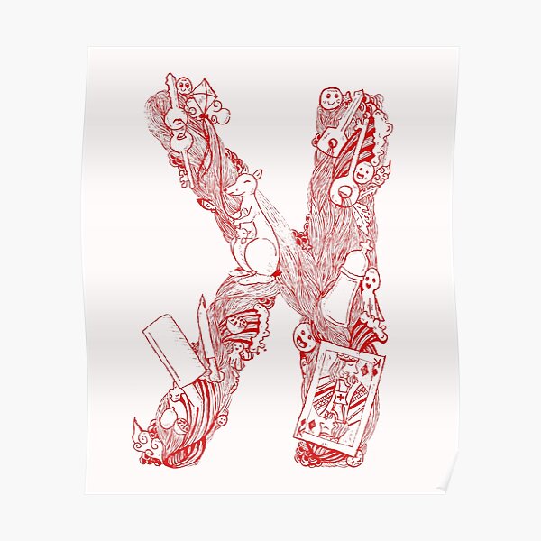 "letter k backwards" Poster by simonrice14 | Redbubble