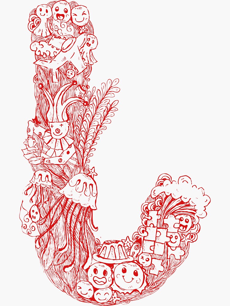 "letter J backwards" Sticker for Sale by simonrice14 | Redbubble