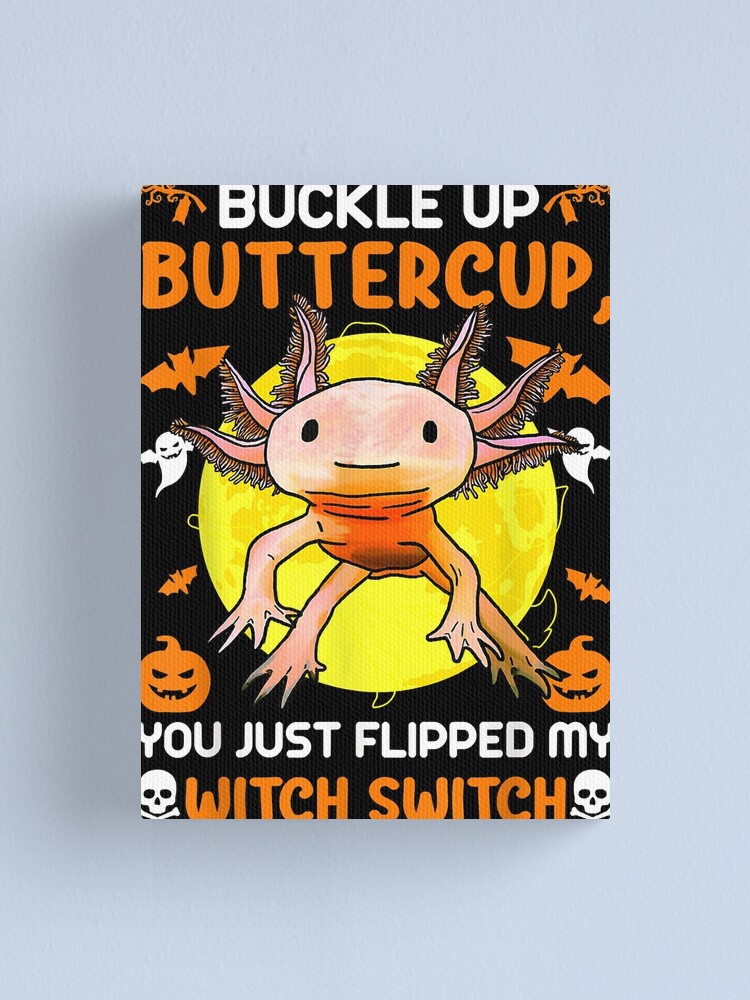 "Axolotl Halloween Costume for kids, Halloween Axolotl" Canvas Print ...