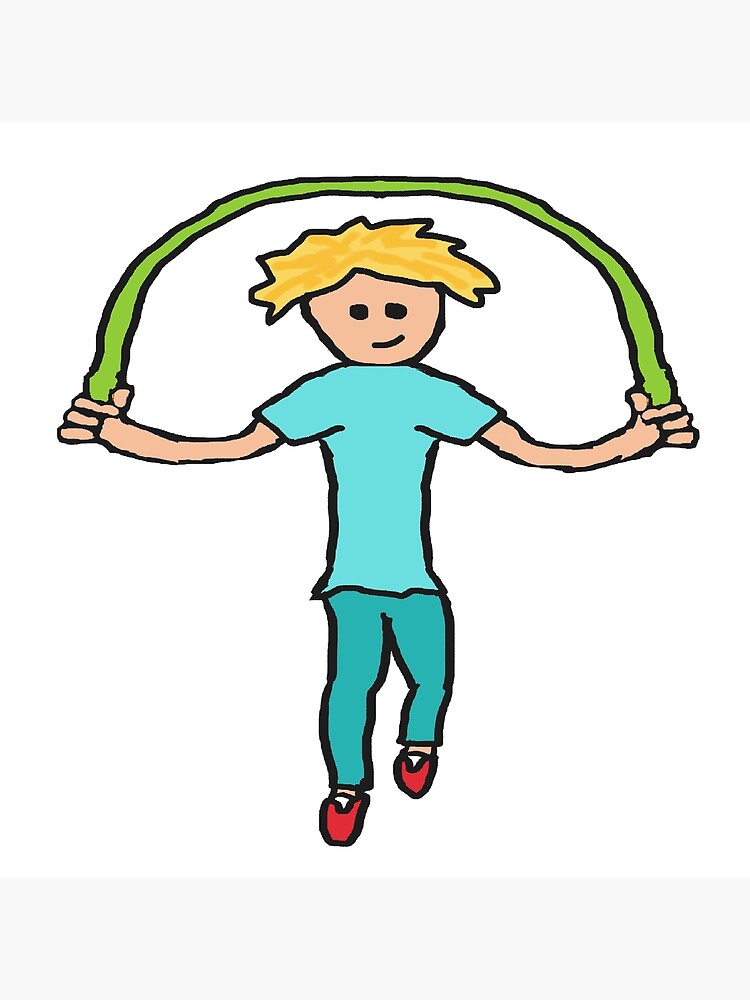 "Skipping" Poster for Sale by Mark-Ewbie | Redbubble