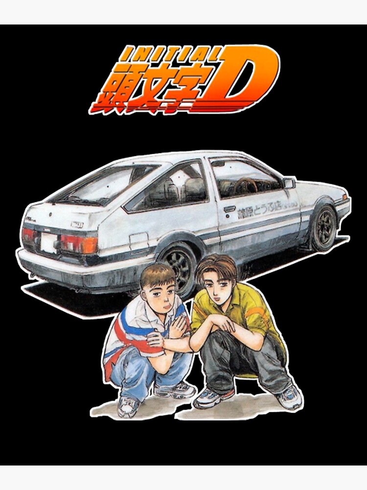 "Initial D" Poster for Sale by shopdotran | Redbubble