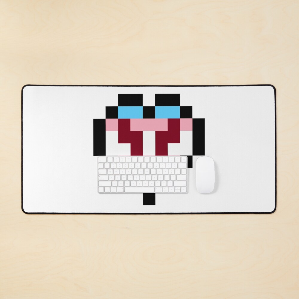 "Minecraft Trans Hardcore Heart!" Sticker for Sale by Sirvee | Redbubble