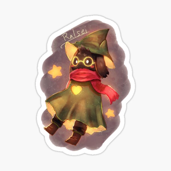 Deltarune Ralsei Sticker For Sale By Helynord Redbubble