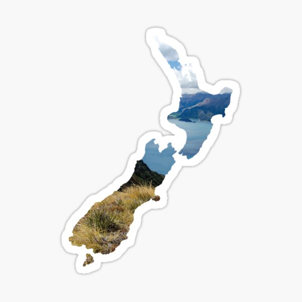 "Nelson Nz - New Zealand Map " Sticker for Sale by 5050ideas | Redbubble