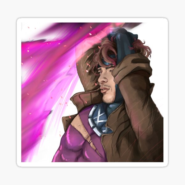 "Gambit" Sticker for Sale by loobeeinthesky | Redbubble