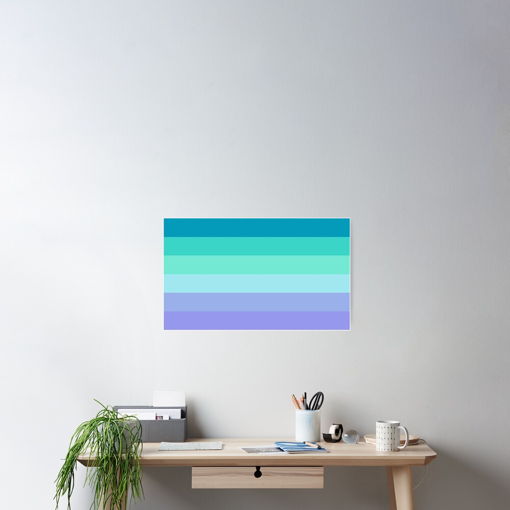 "Neptunic Flag LGBTQ+" Poster by LGBTQ-Flags | Redbubble