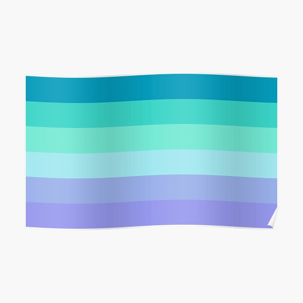 "Neptunic Flag LGBTQ+" Poster by LGBTQ-Flags | Redbubble