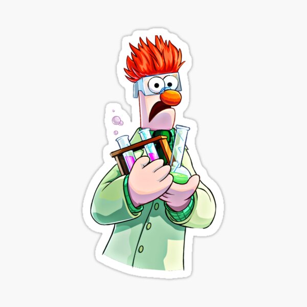 "Muppet science" Sticker by Asmamalak | Redbubble