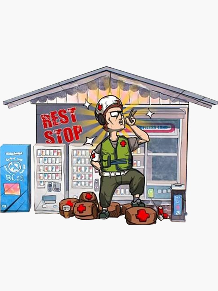 "Medkit Man" Sticker for Sale by NadiaMajewska | Redbubble