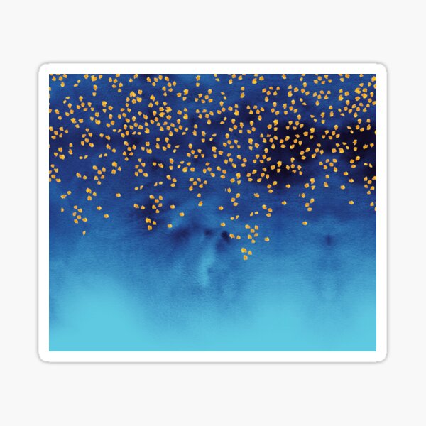 "Falling Stars" Sticker for Sale by Brigidmalloy | Redbubble