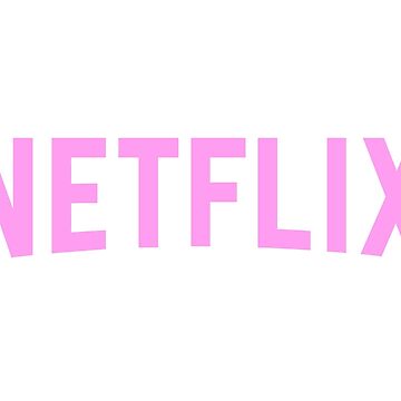 "Netflix pastel pink logo " Photographic Print by SecretNami | Redbubble