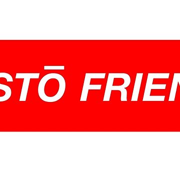 "BESTO FRIENDO" Sticker for Sale by spacesmuggler | Redbubble