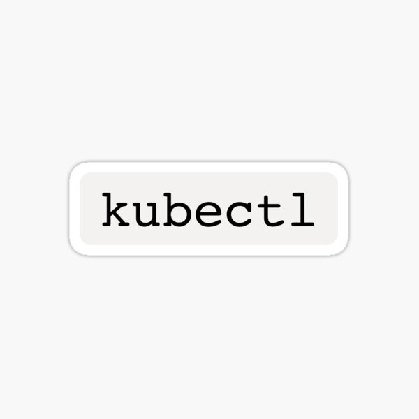 "kubectl – control Kubernetes clusters sticker light" Sticker for Sale ...