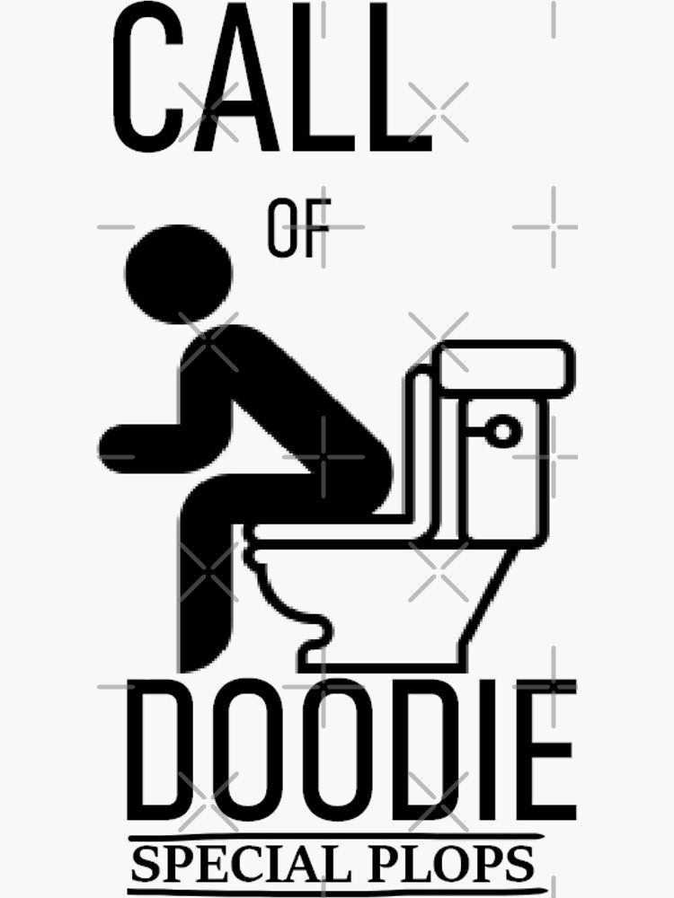 "CALL OF DOODIE SPECIAL PLOPS" Sticker for Sale by ryeregular | Redbubble